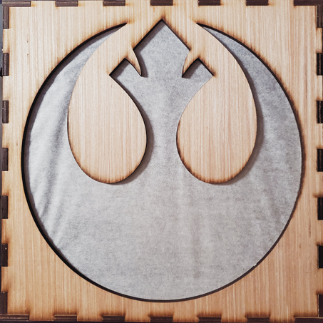 Rebel Symbol - Night Light Holiday Decorations- Star Wars
